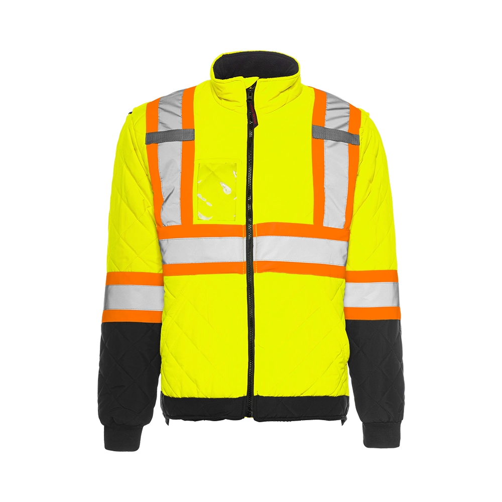 TJ1 - Hi-Vis Quilted Freezer Jacket, 4″ Refl. Tape – Purple Shark ...