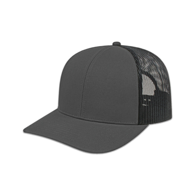 Poly/Cotton Mesh Back Cap – Purple Shark Embroidery